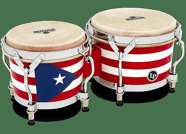 LP Latin Percussion M201-PR Matador Puerto Rican Heritage Wood Bongo ...